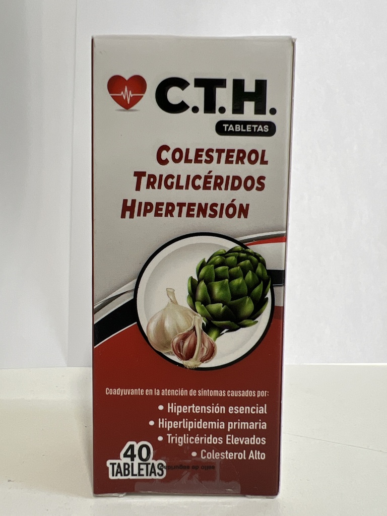 CTH COLESTEROL TRIGLICERIDOS HIPERTENCION 40 TABLETAS QUANTUM ...