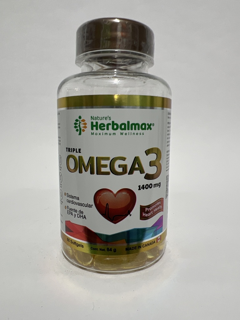 OMEGA 3 X 60 CAPS HERBALMAX | Importmas - distribución al por menor y ...