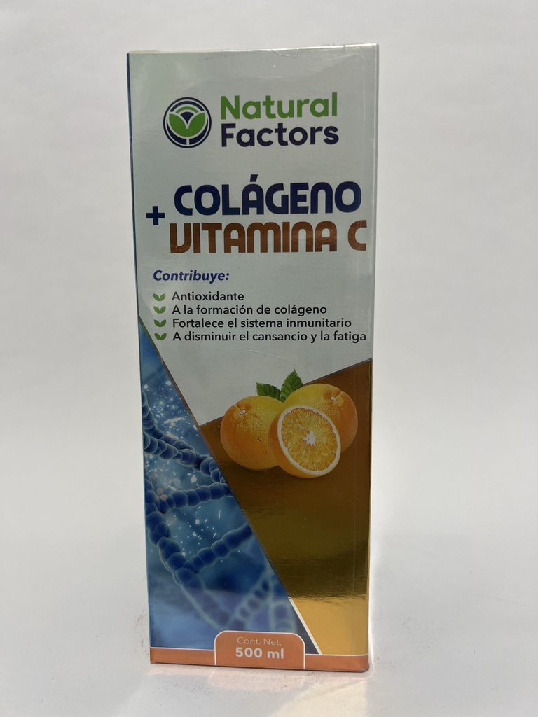 COLAGENO+VITAMINA C JARABE NATURAL FACTORS | Importmas - distribución ...